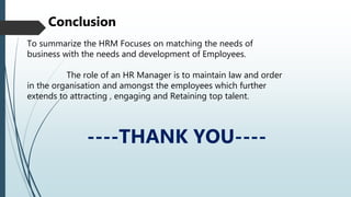 Human resource management | PPTX