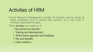 Human resource management & Committee and teams | PPTX