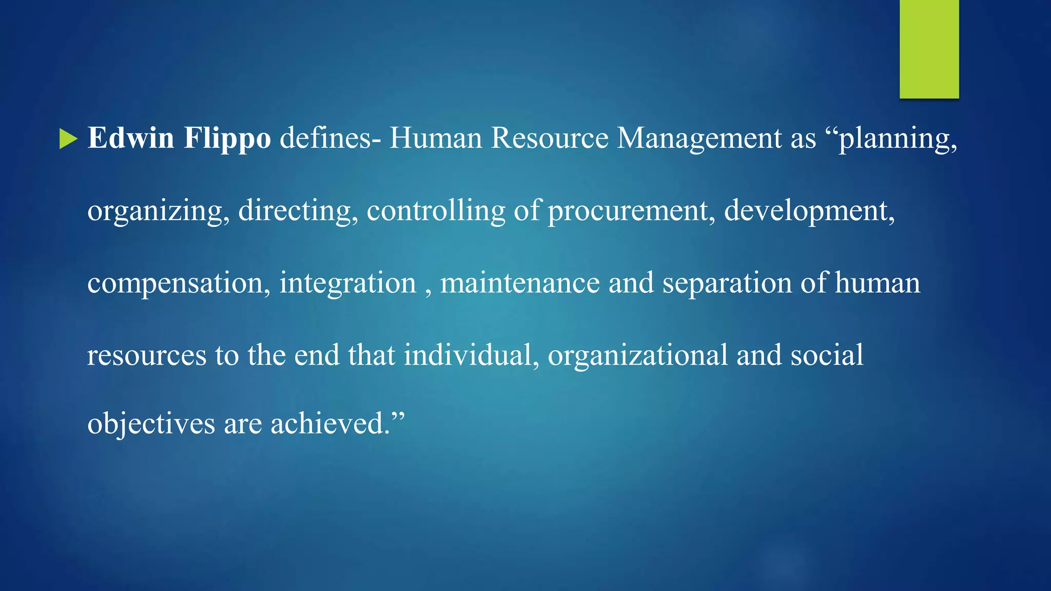 Human resource management | PPTX
