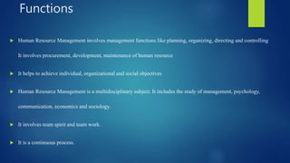 Human resource management | PPTX | Human Resources | Business