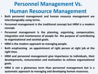 Human resource management | PPTX