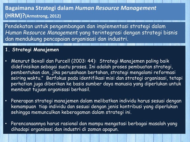 Human Resource Management (HRM) | PPTX