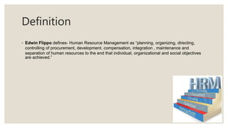 Human resource management | PPTX