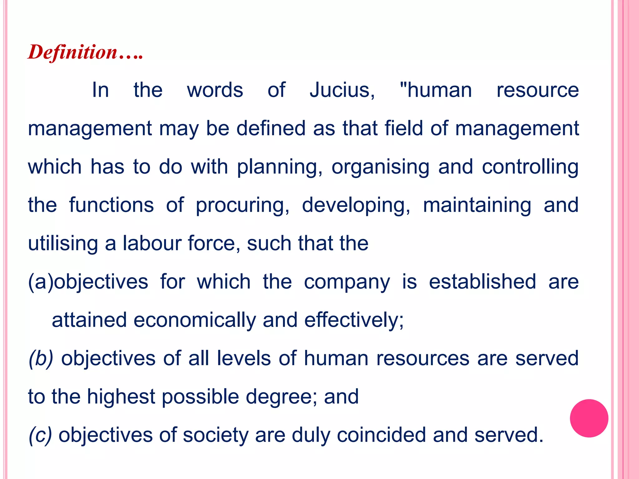Human Resource Management - Introduction | PPT