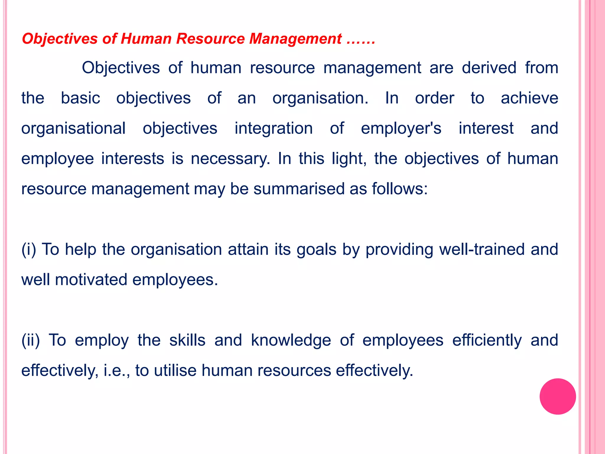 Human Resource Management - Introduction | PPT
