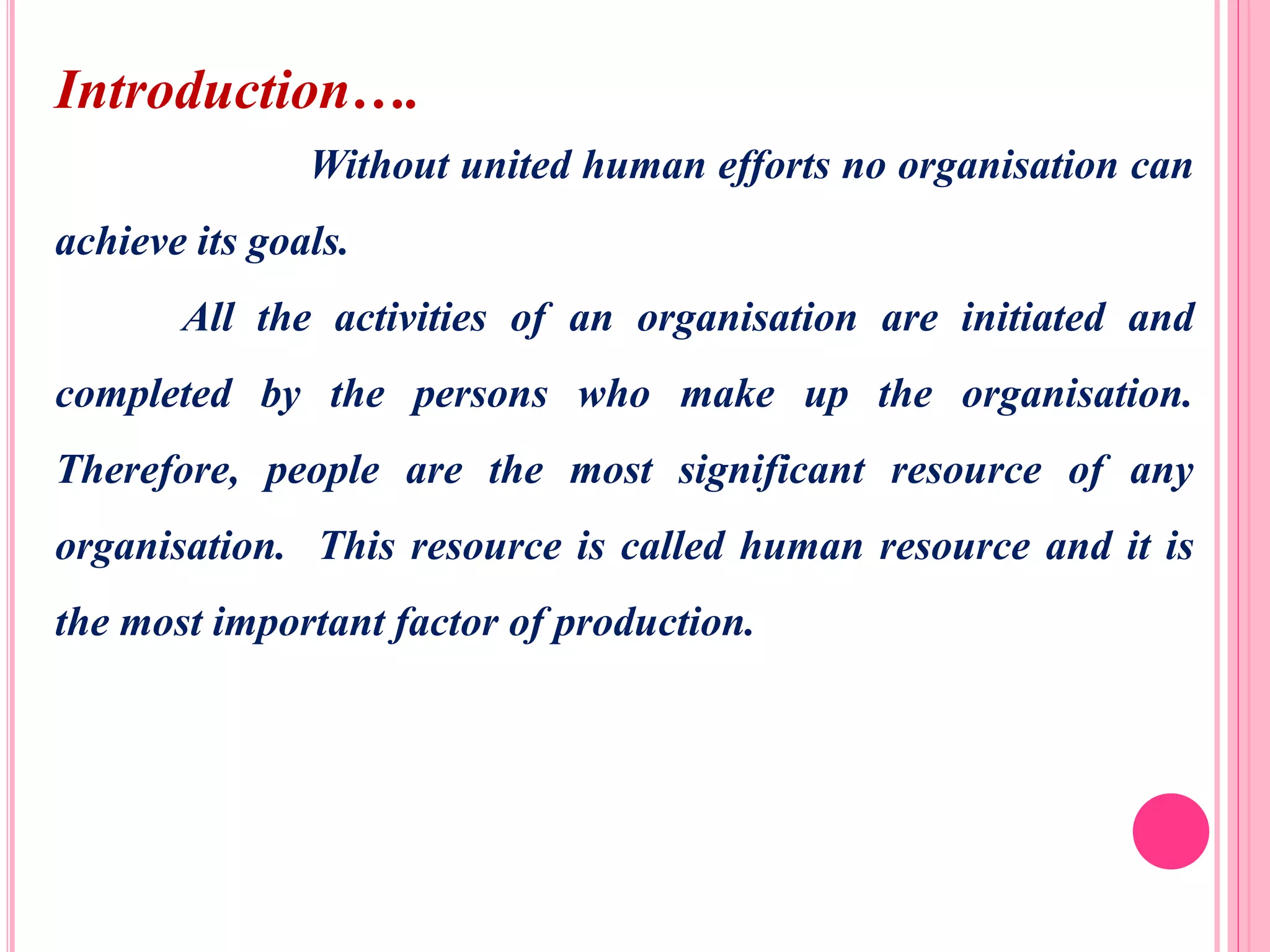Human Resource Management - Introduction | PPT