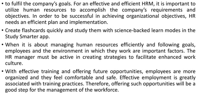 HUMAN RESOURCE MANAGEMENT ,DEFINITION, CONCEPTS ,AIM & OBJECTIVES,SCOPE ...