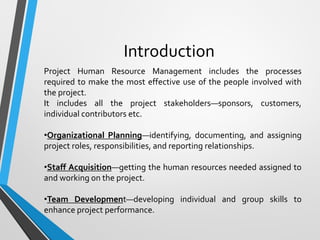 Human Resource Management In Construction Management | PDF