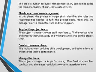 Human Resource Management In Construction Management | PDF
