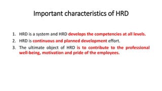 Human Resource Management - Training and Development.pptx