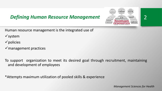 Human Resource Management in Health Sector | PPTX | Human Resources ...