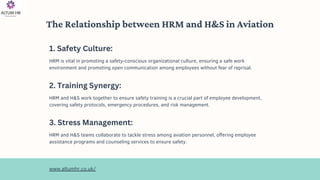 Health & Safety and Human Resource Management in Aviation | PDF