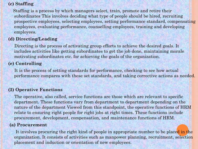 Human Resource Management and Human Resource Development | PPTX