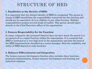 Human Resource Management and Human Resource Development | PPTX