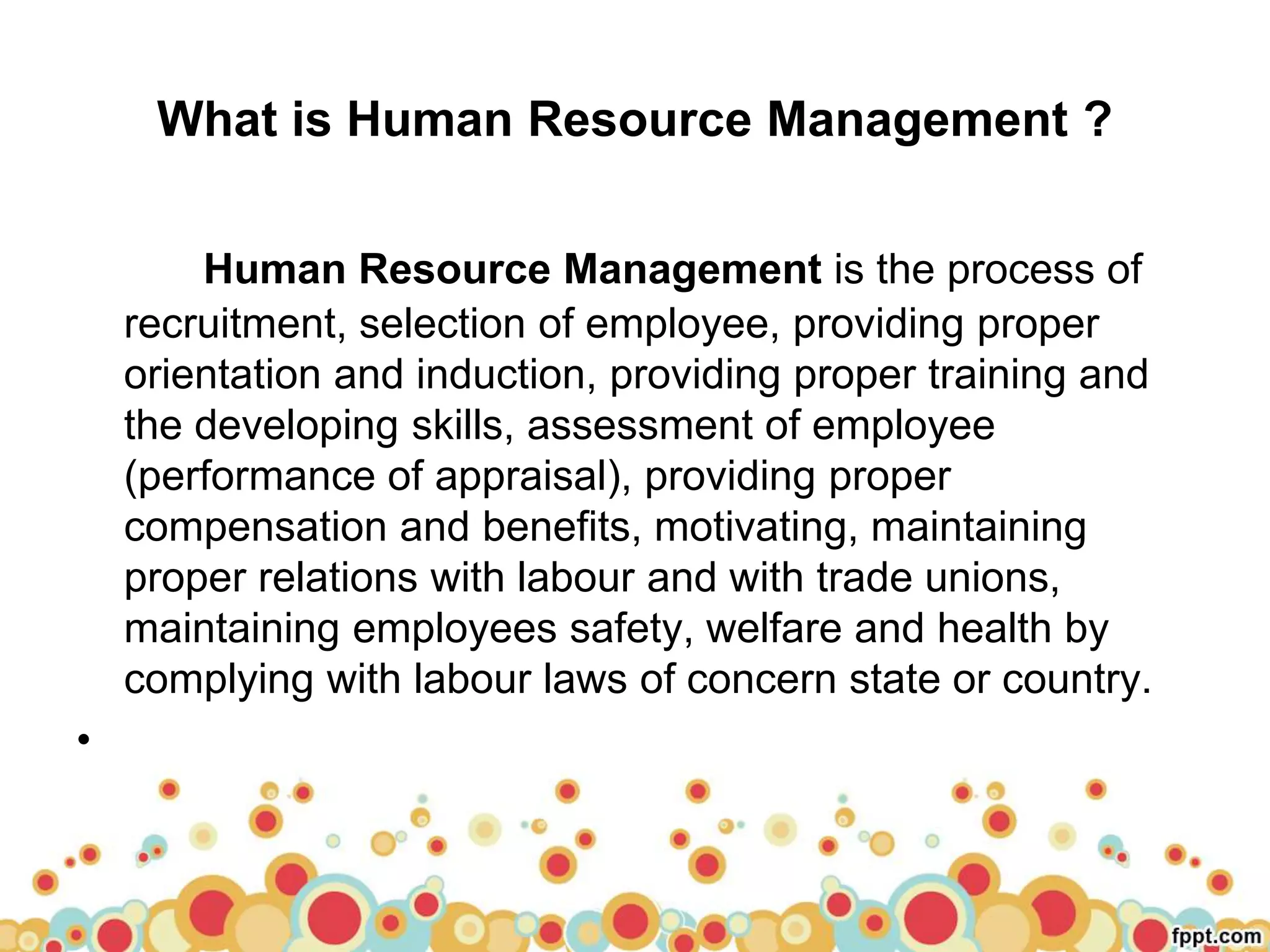 Human resource management and its alignment to the strategy of a future ...