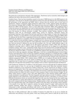 Human resource management and productivity | PDF | Human Resources | Business