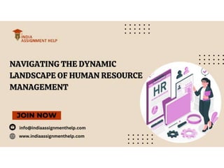 Navigating the Dynamic Landscape of Human Resource Management | PPT