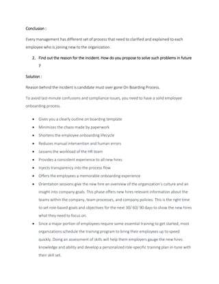 Human resource management case study | PDF
