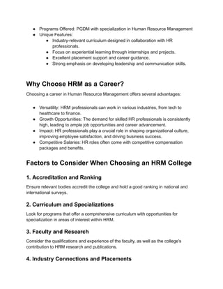 Human Resource Management Colleges in India.pdf