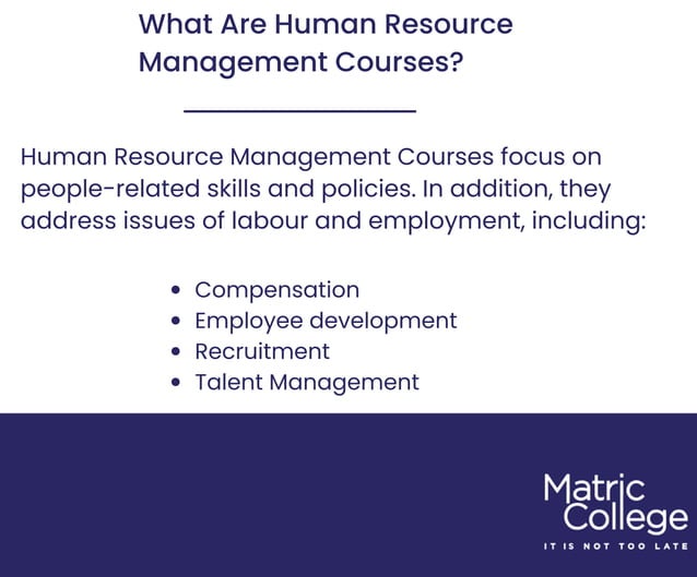 Human Resource Management Courses | PDF | Business | Business and Finance