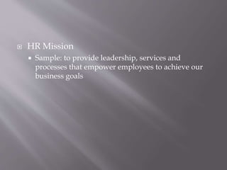 Human resource management day1 (recap) | PPT