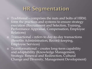 Human resource management day1 (recap) | PPT