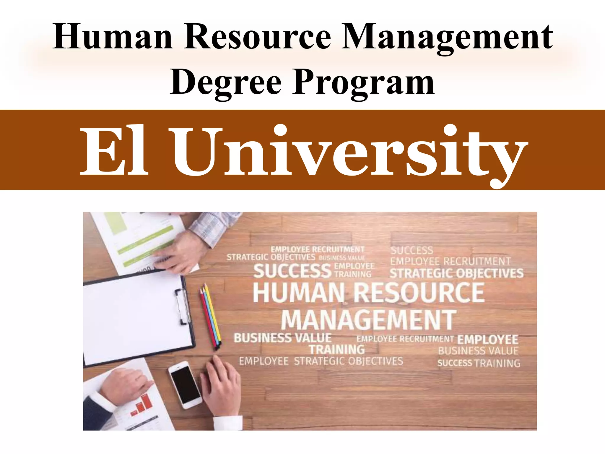 Human Resource Management Degree Program | PPTX