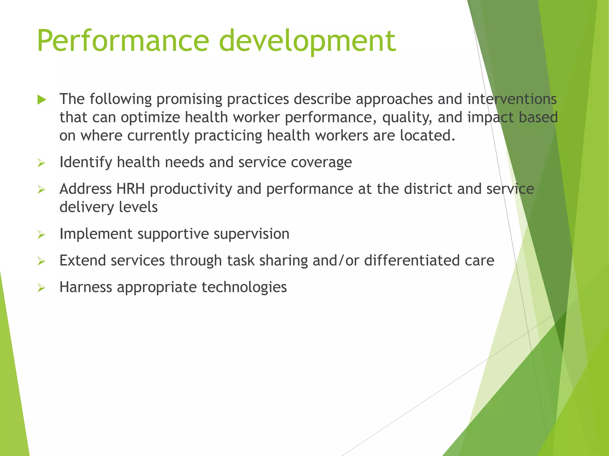 Human resource management for health | PPTX