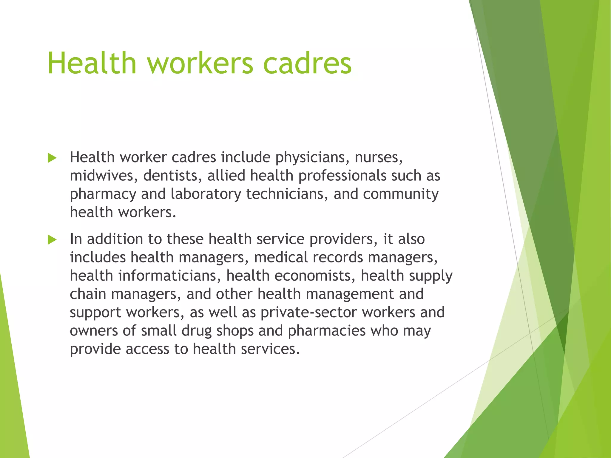 Human resource management for health | PPTX