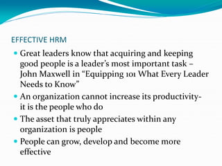 Human resource management function (2) | PPTX