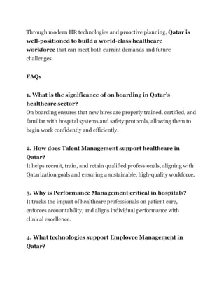 Human Resource Management in doha and across the Qatar.docx