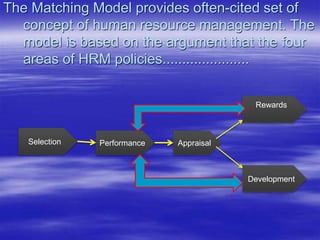 Human resource management model | PPTX