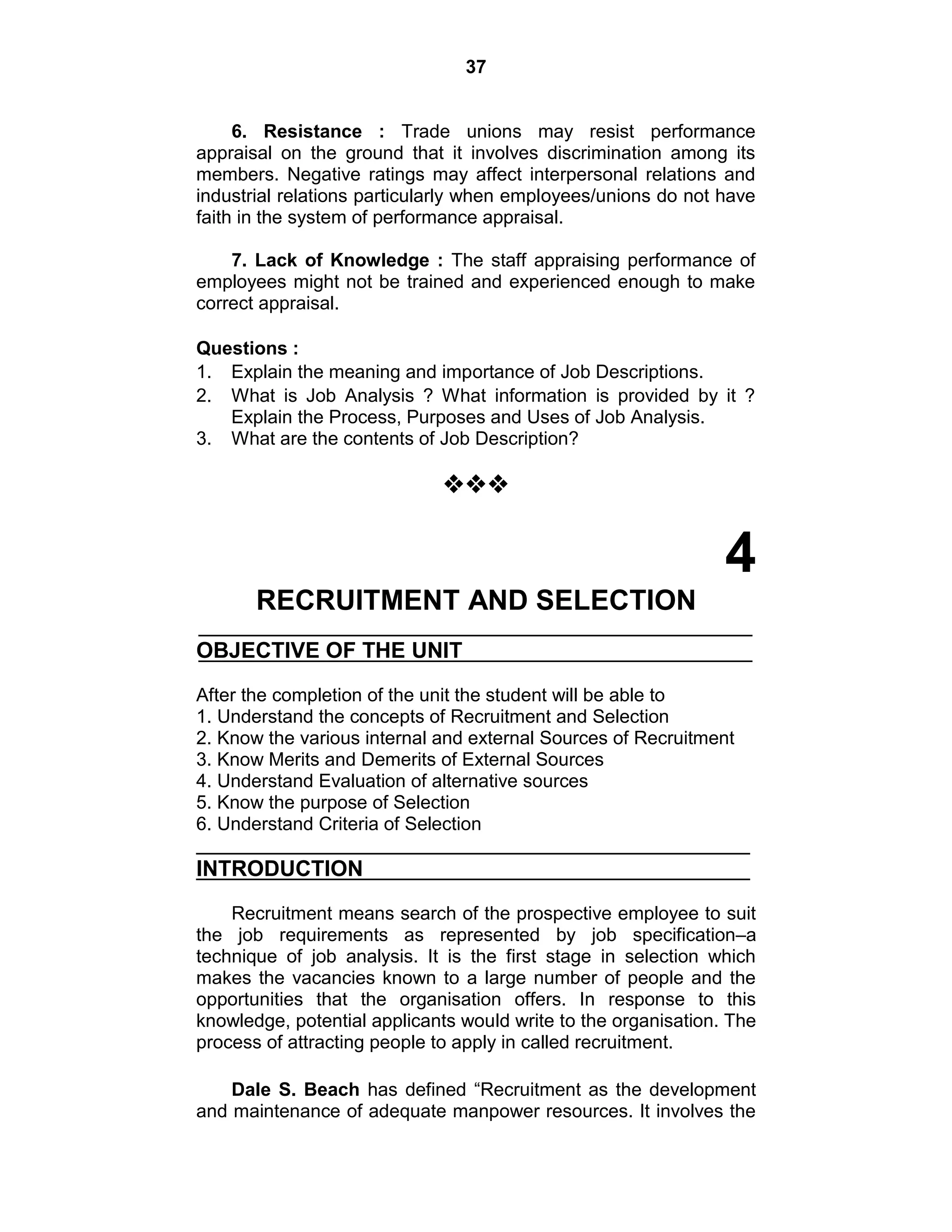 Human resource management notes | PDF