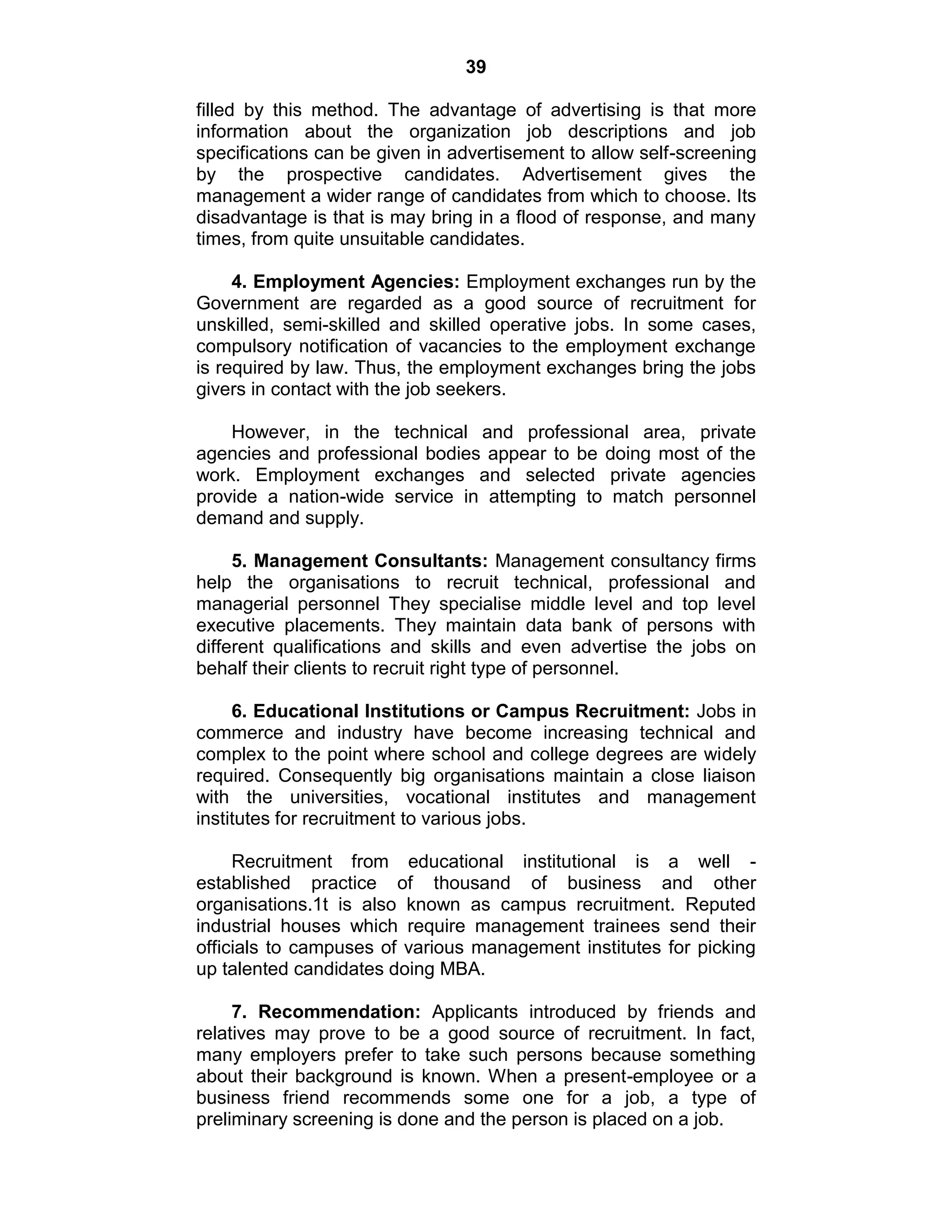 Human resource management notes | PDF