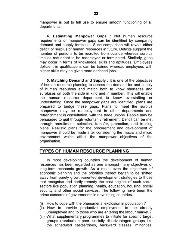 Human resource management notes | PDF