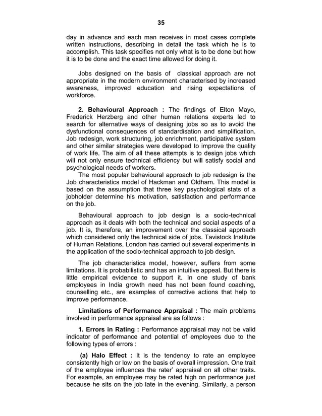 Human resource management notes | PDF