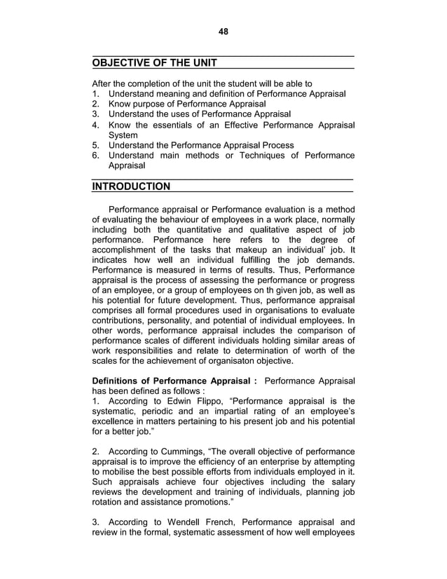 Human resource management notes | PDF