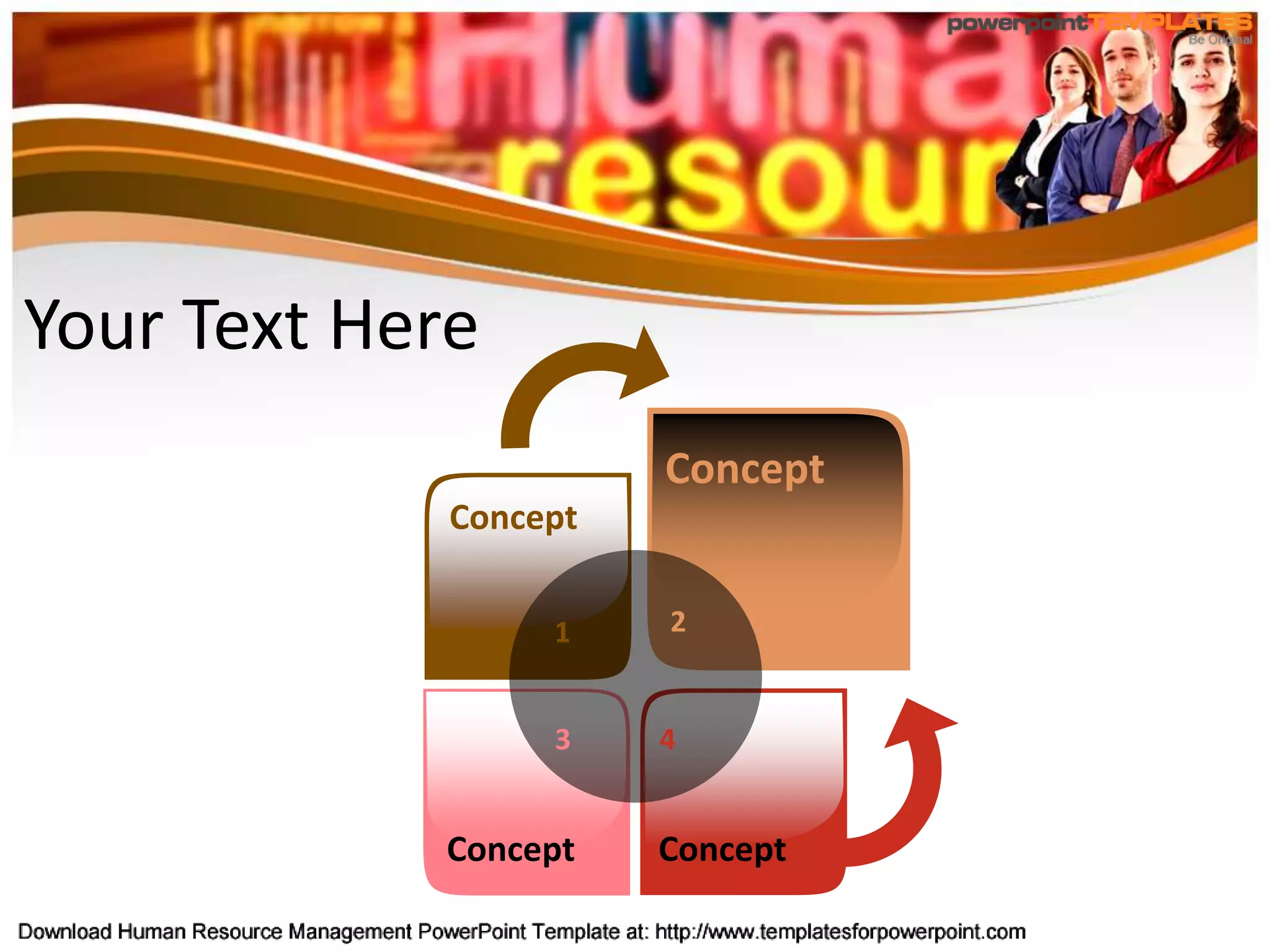 Human Resource Management Powerpoint Template -templatesforpowerpoint.com