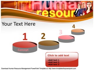 Human Resource Management Powerpoint Template -templatesforpowerpoint.com