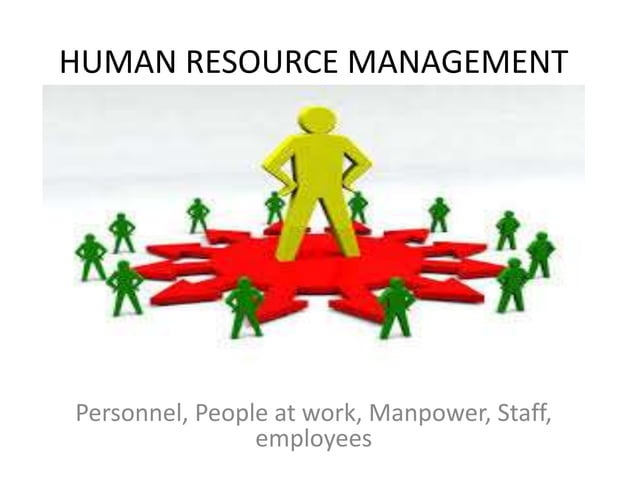 Human resource management ppt | PPTX