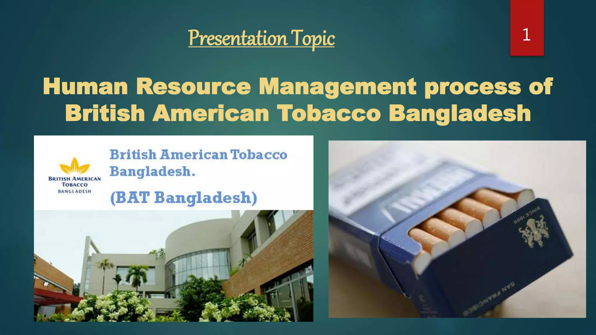 Human resource management process of british american tobacco ...