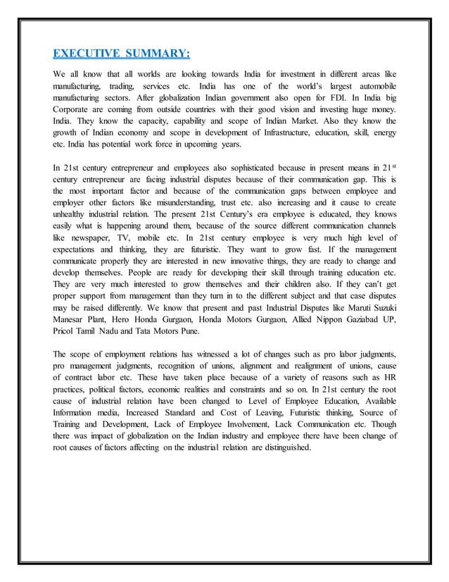 Human resource management project | DOCX