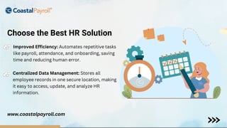 Human resource management solution by Coastal Payroll | PDF