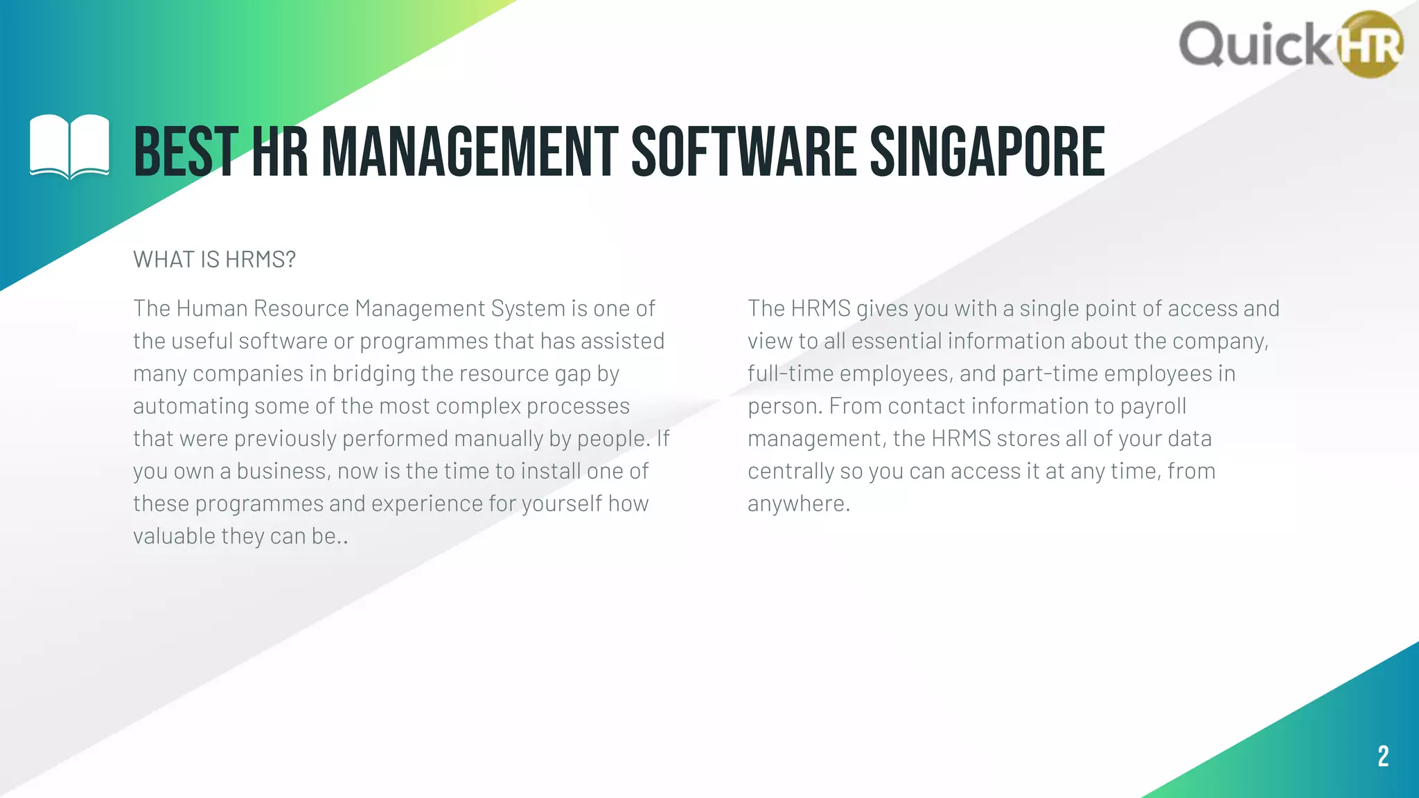 Human resource management system singapore | PDF
