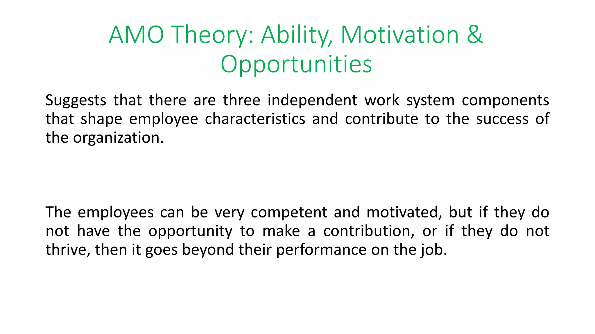 Human resource management theories | PPTX