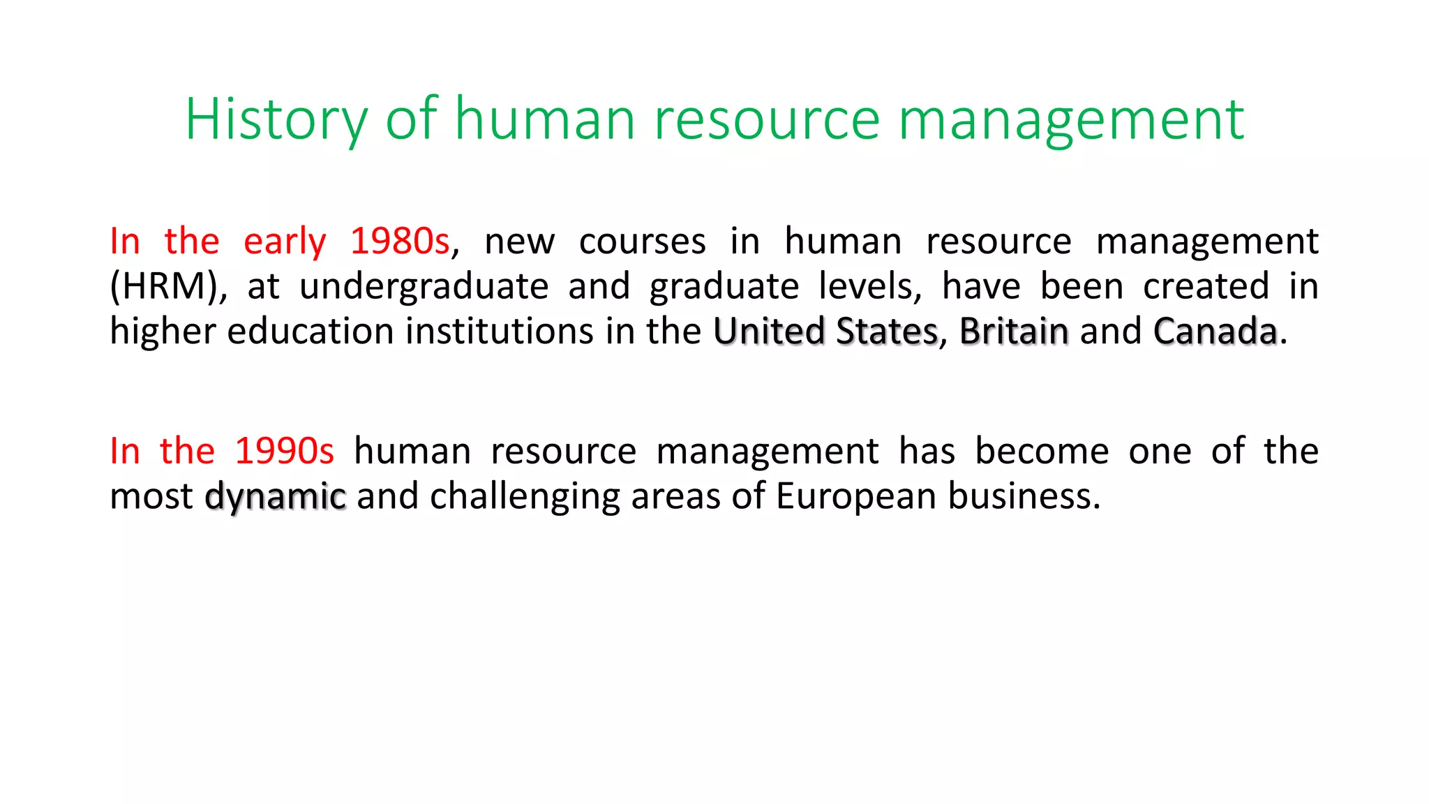 Human resource management theories | PPTX