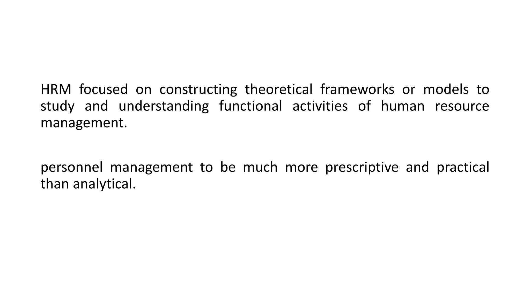 Human resource management theories | PPTX