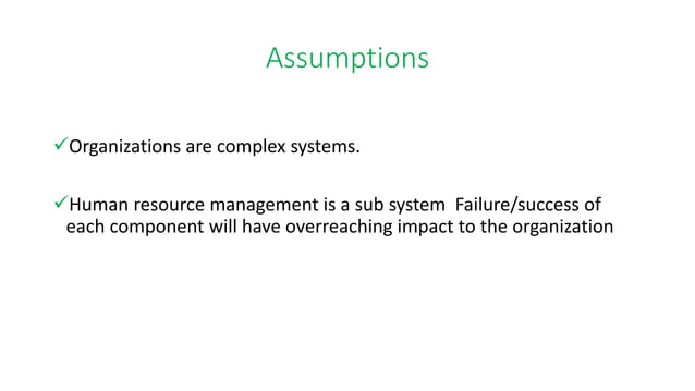 Human resource management theories | PPTX