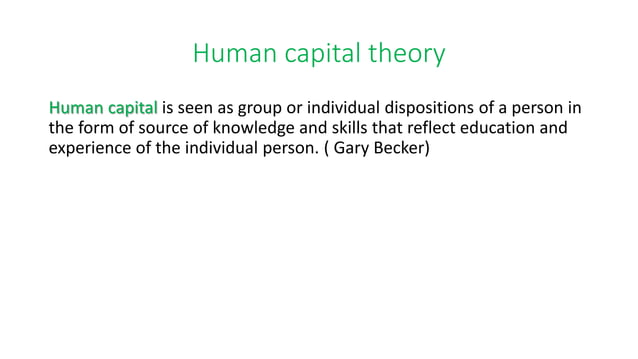Human resource management theories | PPTX