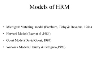 Human resource management unit 1 | PPTX